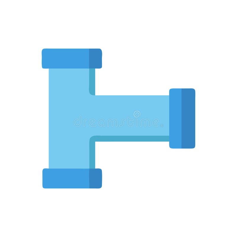 PVC Pipe Icon for Construction Industry Stock Vector - Illustration of ...