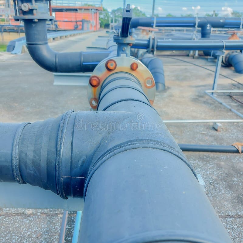 PVC pipe section stock image. Image of industrial, pipeline - 238355097