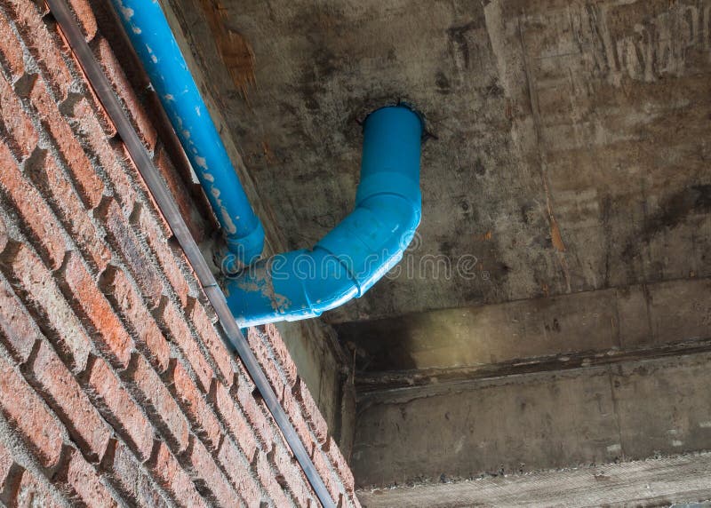 Pvc Pipe for Water Piping System Resident Stock Photo - Image of ...
