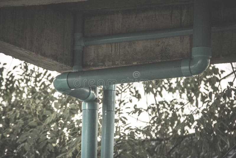 Pvc pipe in water systems stock photo. Image of industrial - 96226862