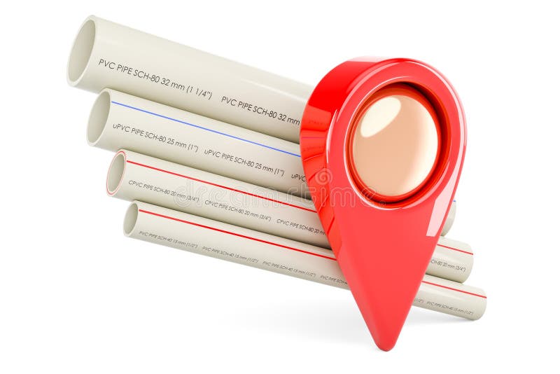 PVC Pipes, Composite Pipe, UPVC Pipe, CPVC Pipe, 3D Rendering Stock ...