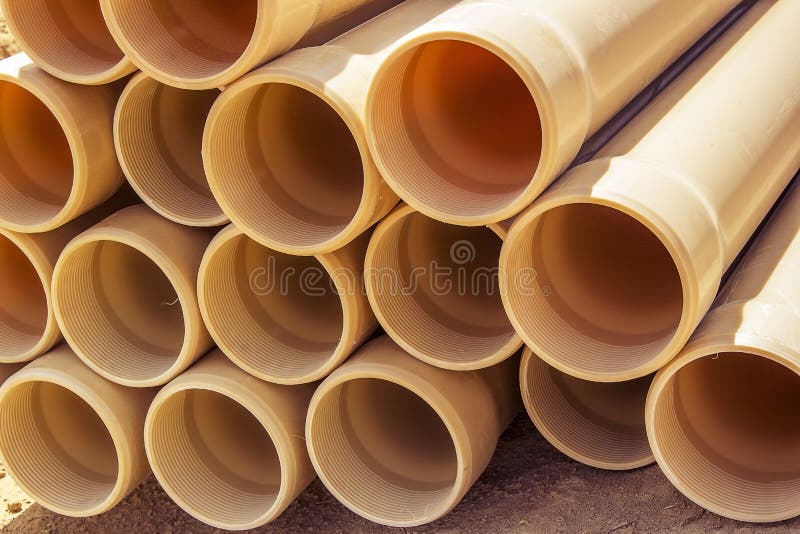 PVC pipes stock photo. Image of southern, desert, pipes - 55756366