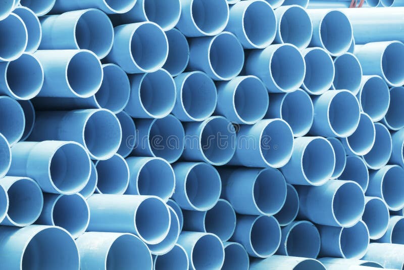 PVC pipes stock photo. Image of blue, residential, plumbing - 31318392