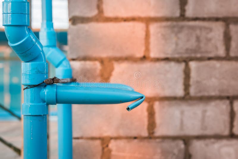 PVC pipes setting stock image. Image of house, pipe - 148448189