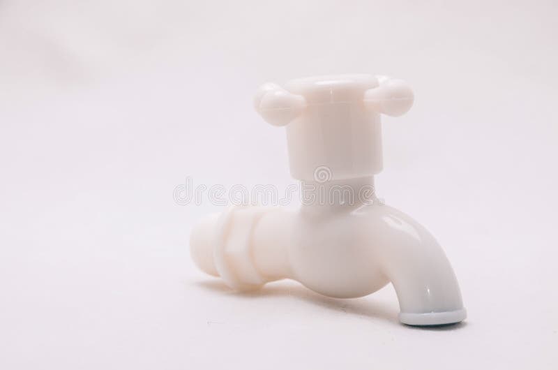 PVC Plastic Water Faucet stock image. Image of fitting - 54574625