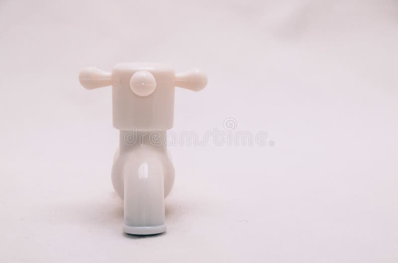 PVC Plastic Water Faucet stock photo. Image of valve - 55831596