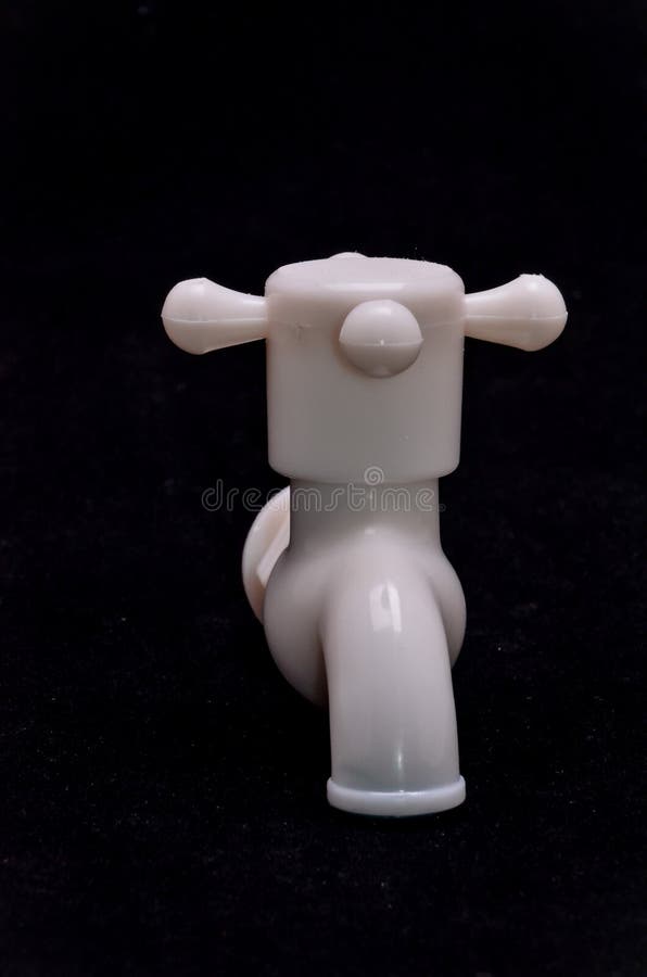 PVC Plastic Water Faucet stock image. Image of pipe, plumbing - 55831623