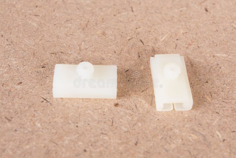 Pvc Plastic Window Parts Isolated on Brown Background Stock Image ...