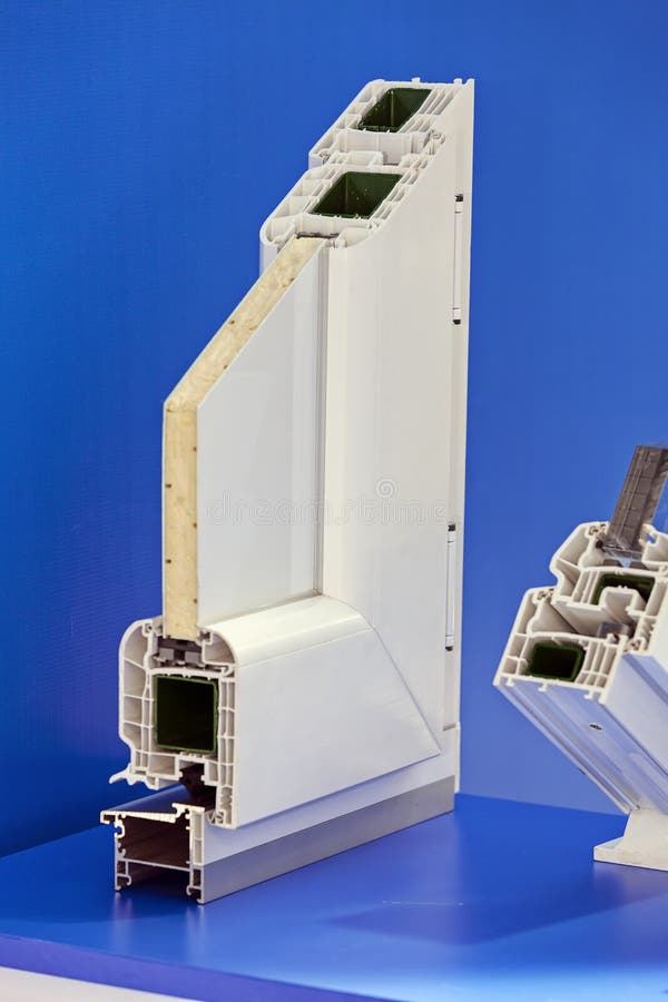 PVC profile for window stock photo. Image of exterior - 72336158