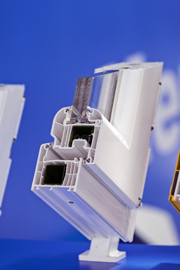PVC profile for window stock photo. Image of exterior - 72336158
