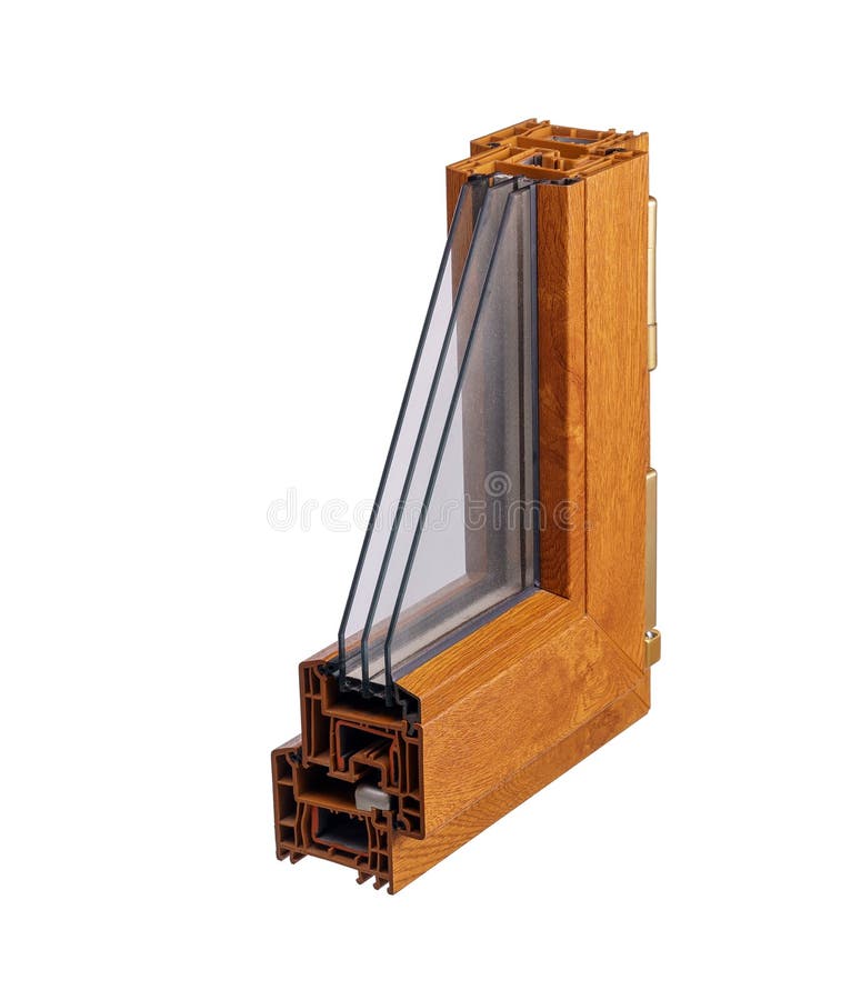 Pvc Profile Windows with Triple Glazing Stock Photo - Image of ...