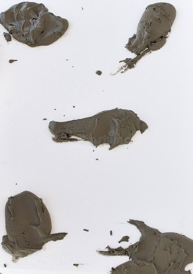 Pvc Sheet Ready To Be Pasted on a Wall with Mortar Stock Photo - Image ...