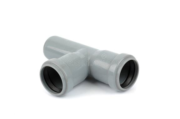 Pvc Tee Fitting Used in Water Distribution Systems Stock Image - Image ...