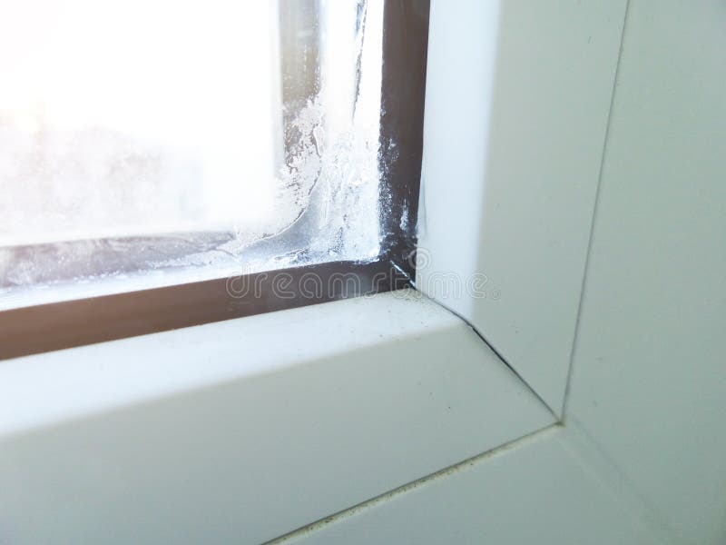 PVC Windows are Old, Broken Stock Image - Image of industry, insulation ...