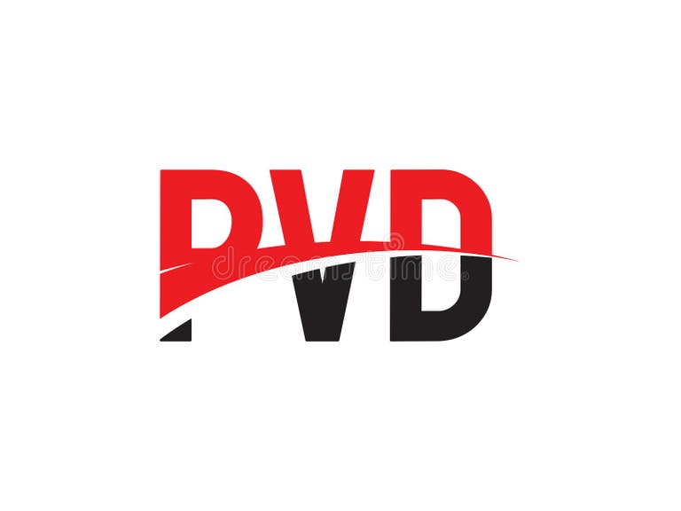 PVD Letter Initial Logo Design Vector Illustration Stock Vector ...