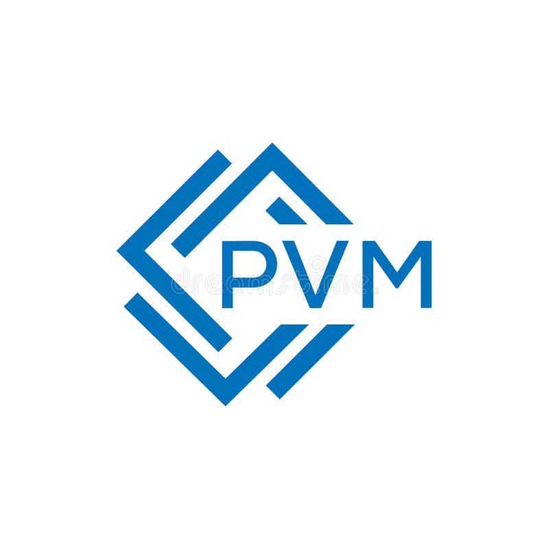 PVm Letter Logo Design on White Background. PVm Creative Circle Letter ...