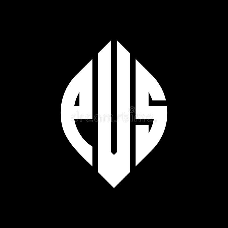 PVS Circle Letter Logo Design with Circle and Ellipse Shape. PVS ...