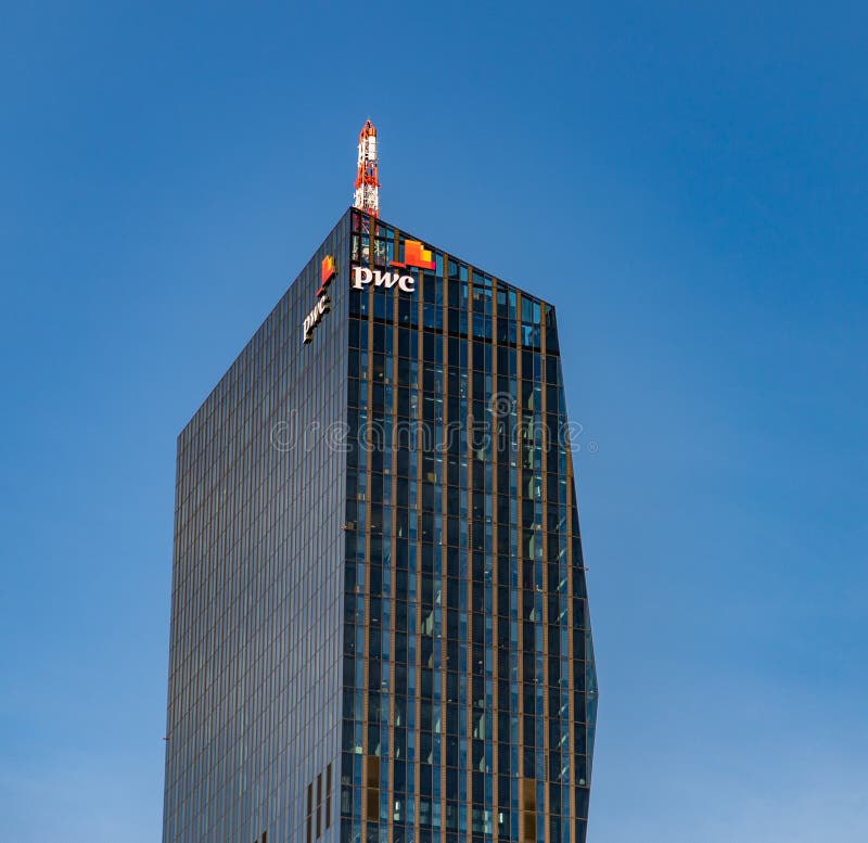 PWC Building - Vienna editorial photo. Image of austria - 229427186