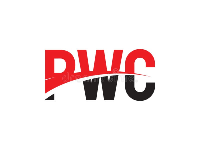PWC Letter Initial Logo Design Vector Illustration Stock Vector ...