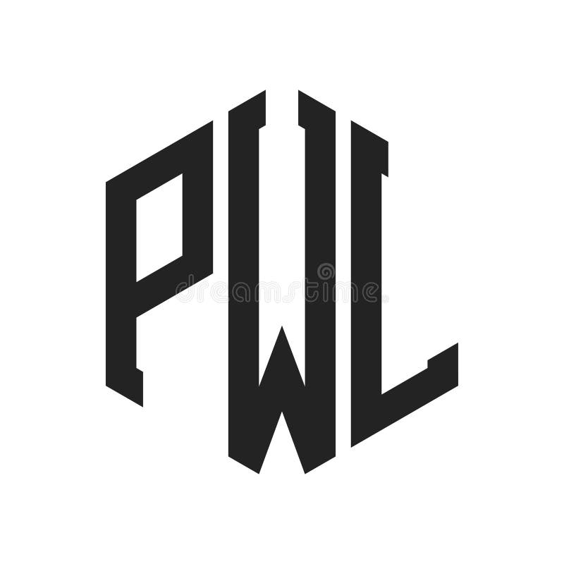 PWL Logo Design. Initial Letter PWL Monogram Logo Using Hexagon Shape ...