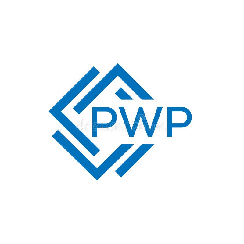 PWP Letter Logo Design on White Background. PWP Creative Circle Letter ...