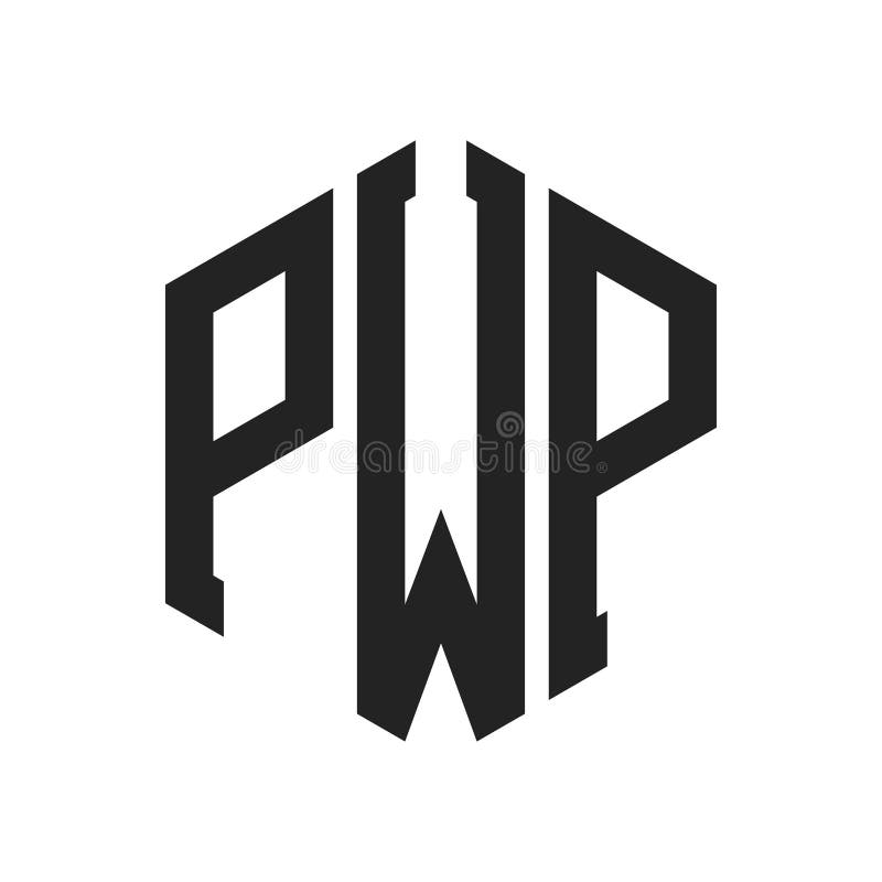 PWP Logo Design. Initial Letter PWP Monogram Logo Using Hexagon Shape ...