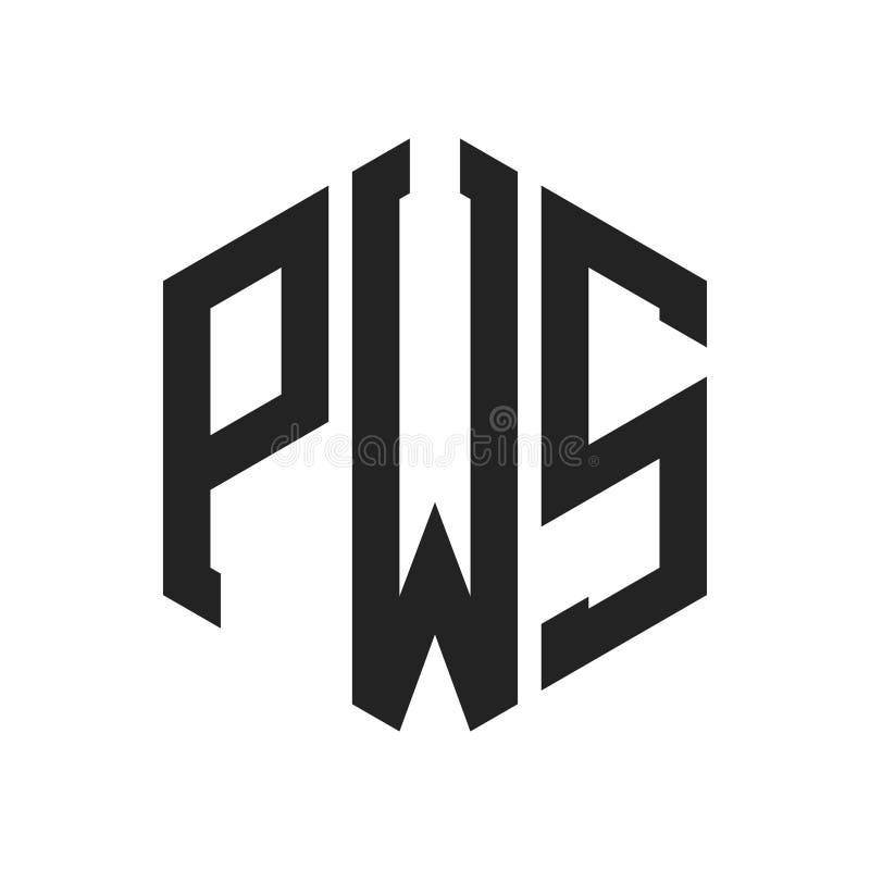 PWS Logo Design. Initial Letter PWS Monogram Logo Using Hexagon Shape ...