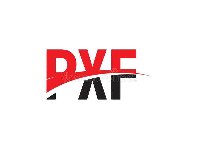 PXF Letter Initial Logo Design Vector Illustration Stock Vector ...