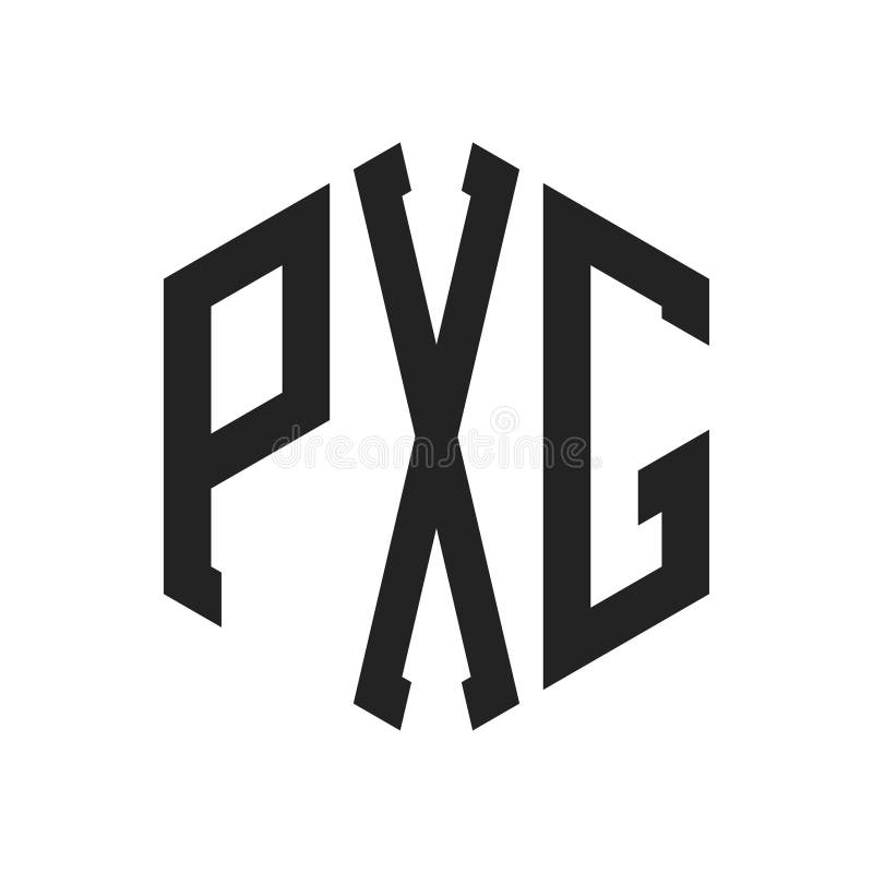 PXG Logo Design. Initial Letter PXG Monogram Logo Using Hexagon Shape ...
