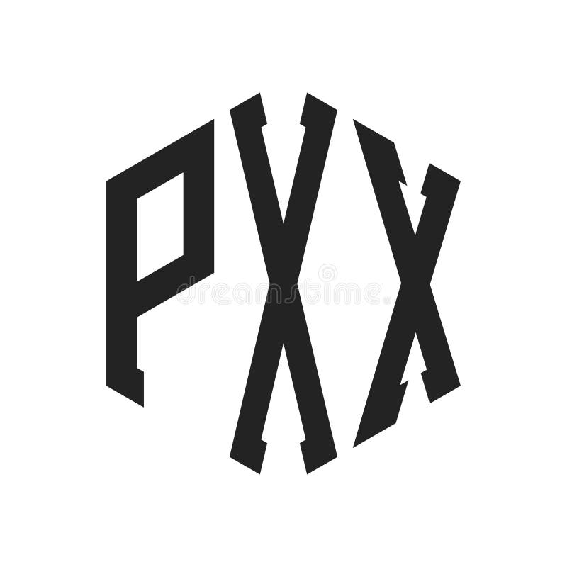 PXX Logo Design. Initial Letter PXX Monogram Logo Using Hexagon Shape ...