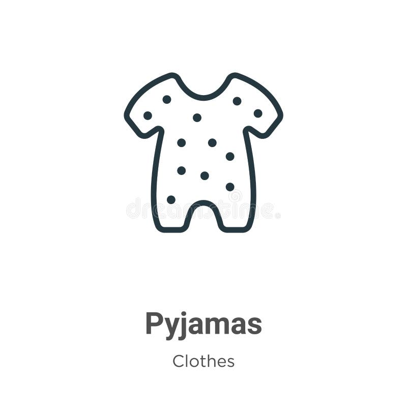 Pyjamas Outline Stock Illustrations – 592 Pyjamas Outline Stock ...