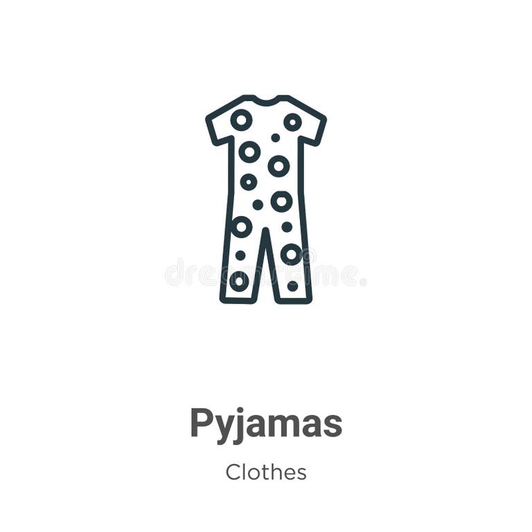 Pyjamas Outline Stock Illustrations – 592 Pyjamas Outline Stock ...
