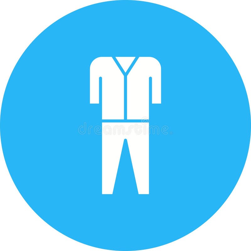 Pyjamas Suit Icon Vector Image. Stock Vector - Illustration of symbol ...