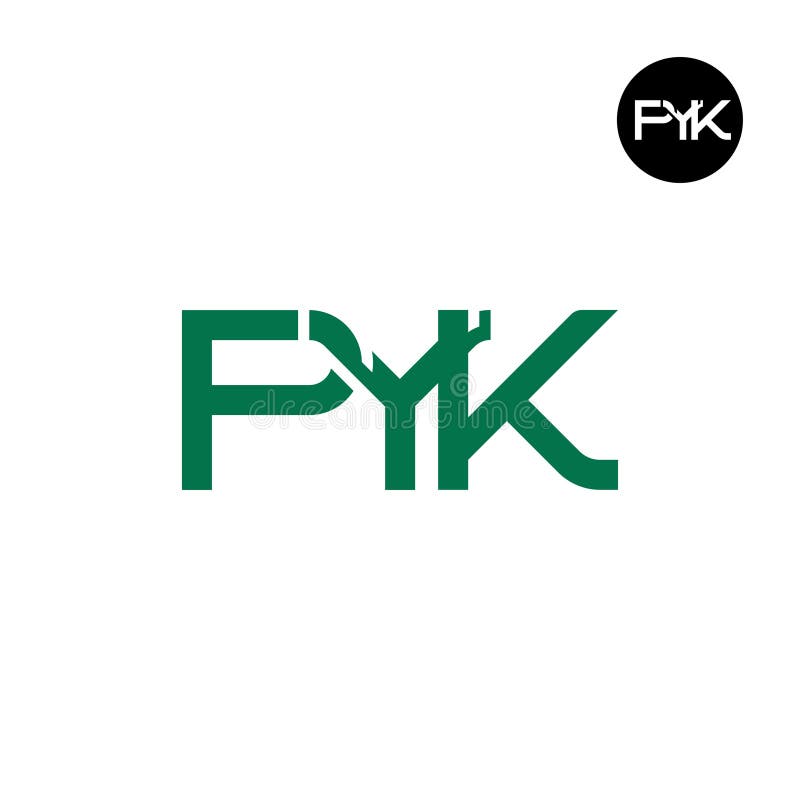 Pyk Monogram Stock Illustrations – 12 Pyk Monogram Stock Illustrations ...