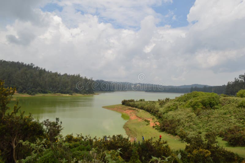 Pykara Lake and Pykara Falls in Ooty,Tamil Nadu Stock Image - Image of ...