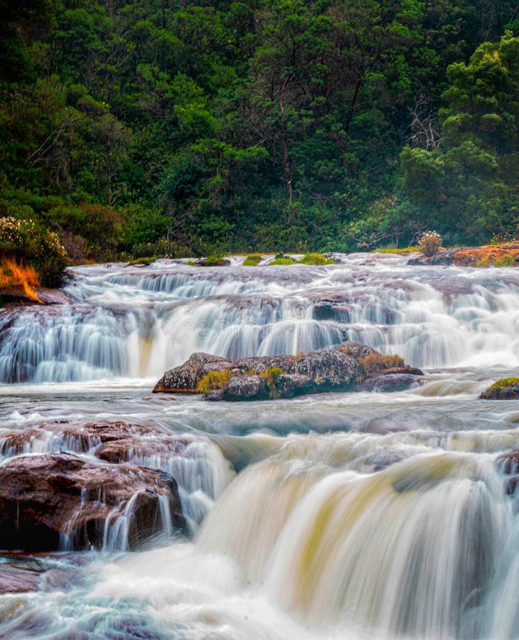 Pykara waterfalls at Ooty stock photo. Image of watercourse - 254870438