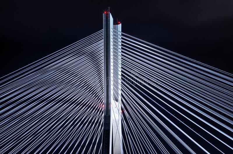 Construction De Pylône De Pont Image stock - Image of concret, pylône ...