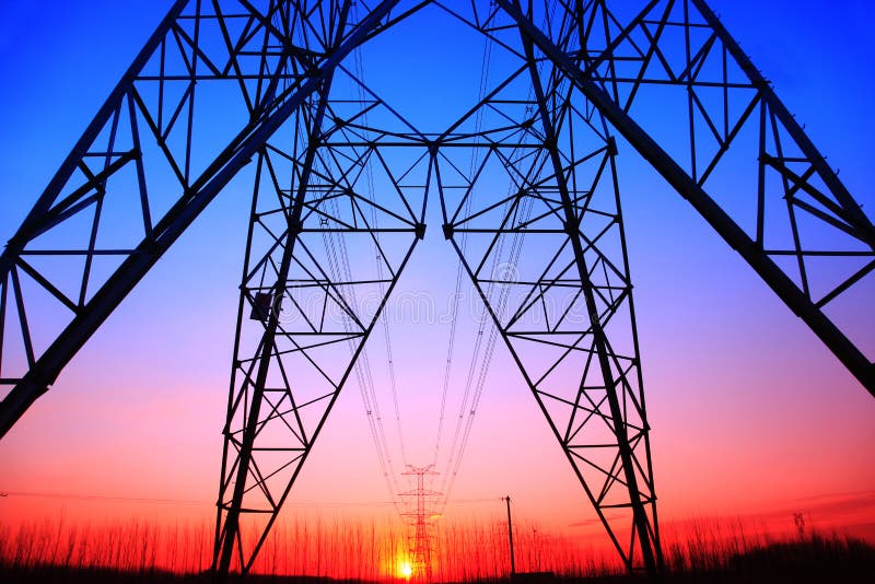 Pylon stock photo. Image of isolator, industrial, metal - 172335208