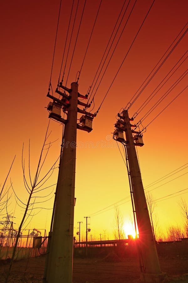 Pylon, Electrical Industrial Equipment Stock Photo - Image of electric ...