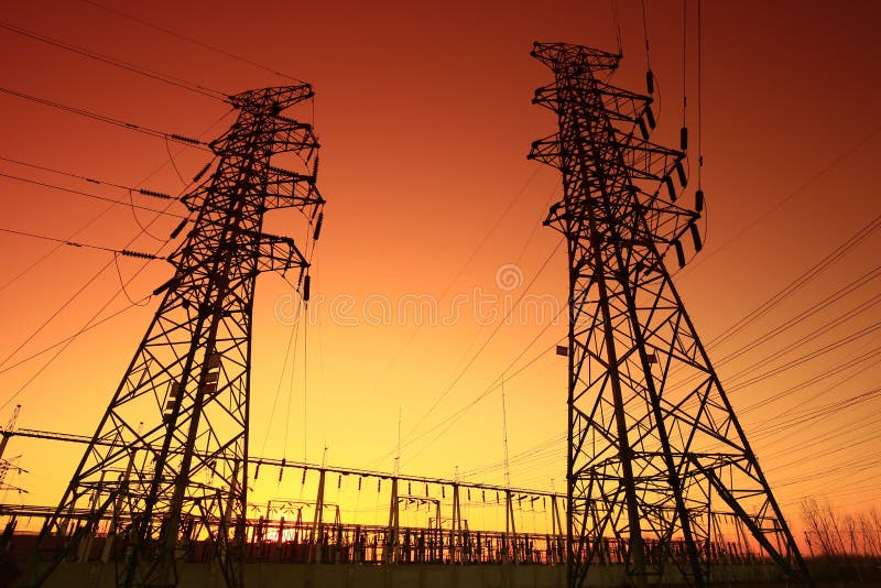 Pylon, Electrical Industrial Equipment Stock Photo - Image of equipment ...
