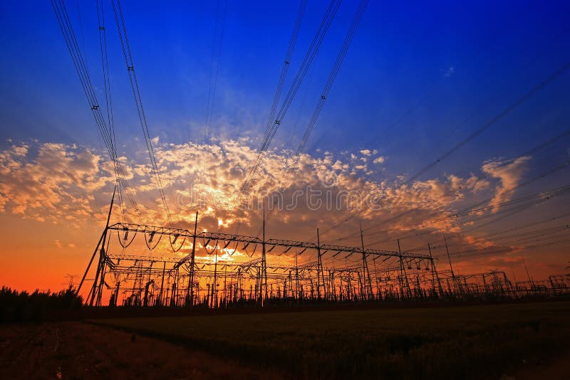 Pylon stock photo. Image of spark, electricity, generator - 236749884