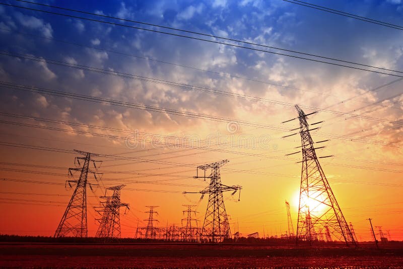 Pylon stock photo. Image of engineering, device, electricity - 236749968