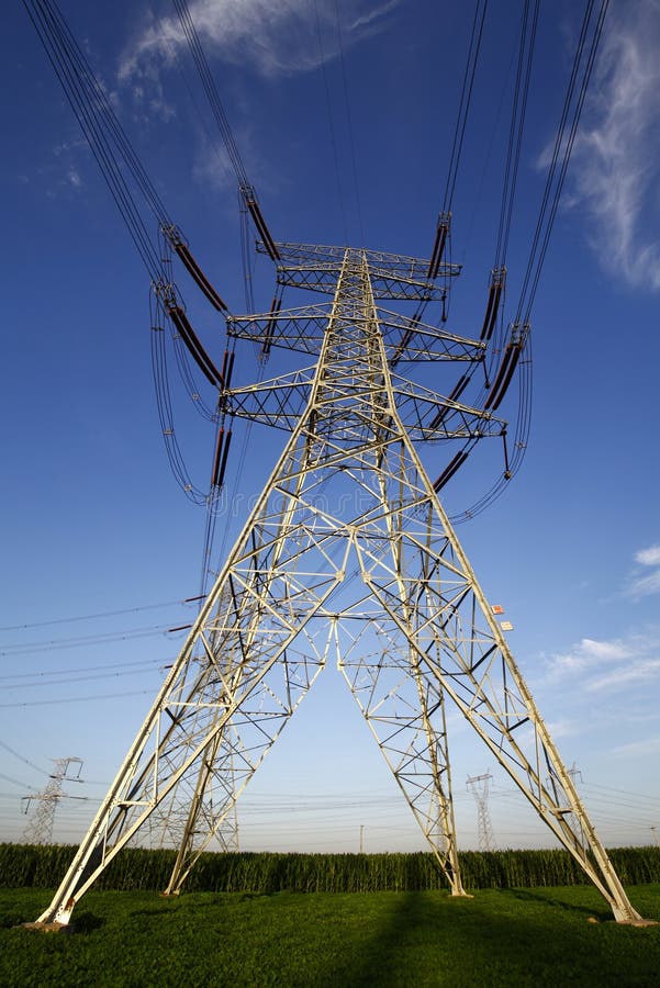 Pylon stock photo. Image of electric, distribution, energy - 275798674