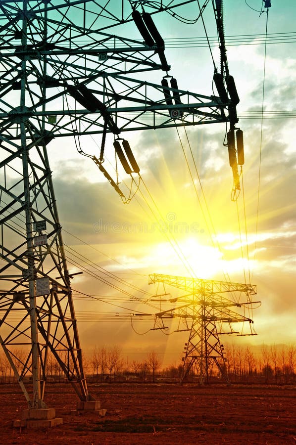 Pylon stock illustration. Illustration of electronics - 343158440