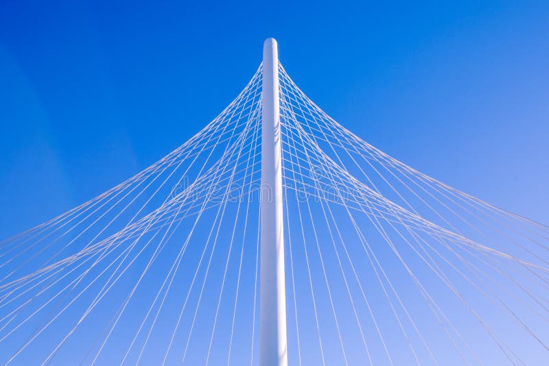Pylon of Cable-stayed Bridge with Cables Forming a Fan-like Pattern ...