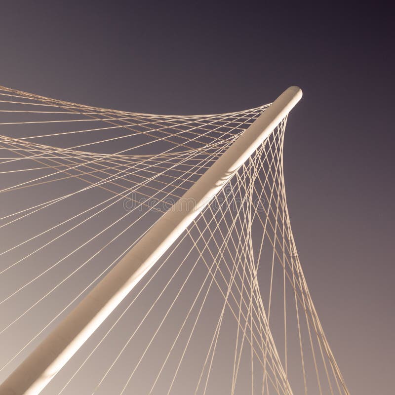 Pylon of Cable-stayed Bridge with Cables Forming a Fan-like Pattern ...