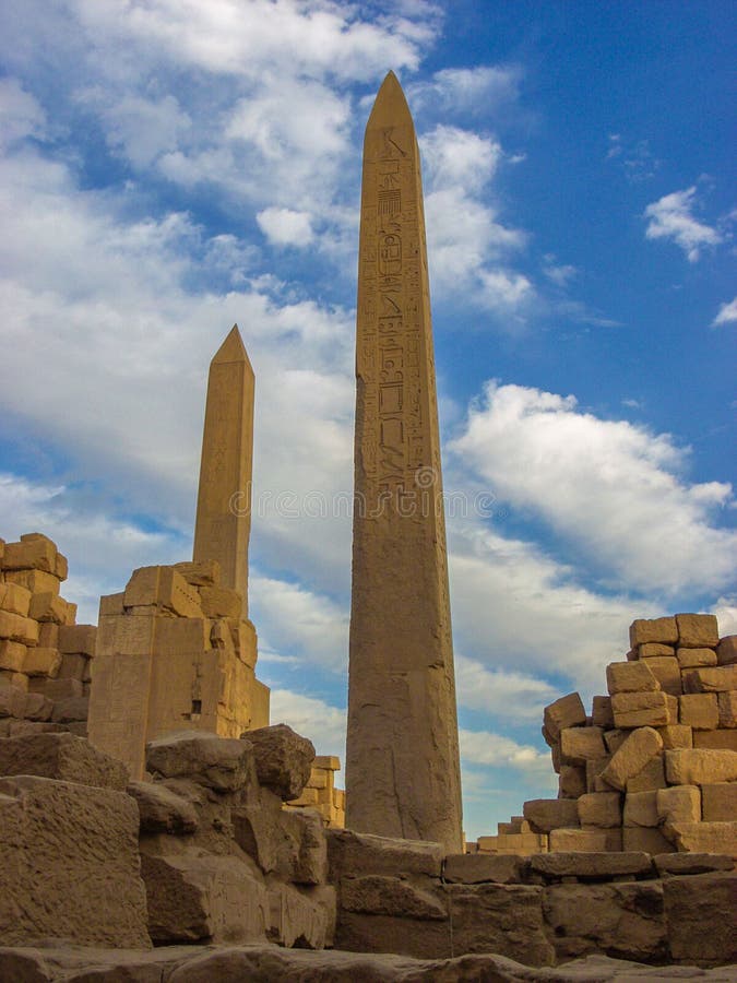 Pylon in Karnak Temple stock image. Image of pylon, karnak - 70124961