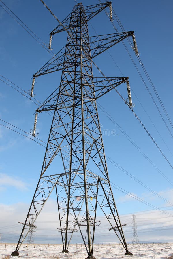 Pylon power stock image. Image of industrial, metal, powerline - 2135979