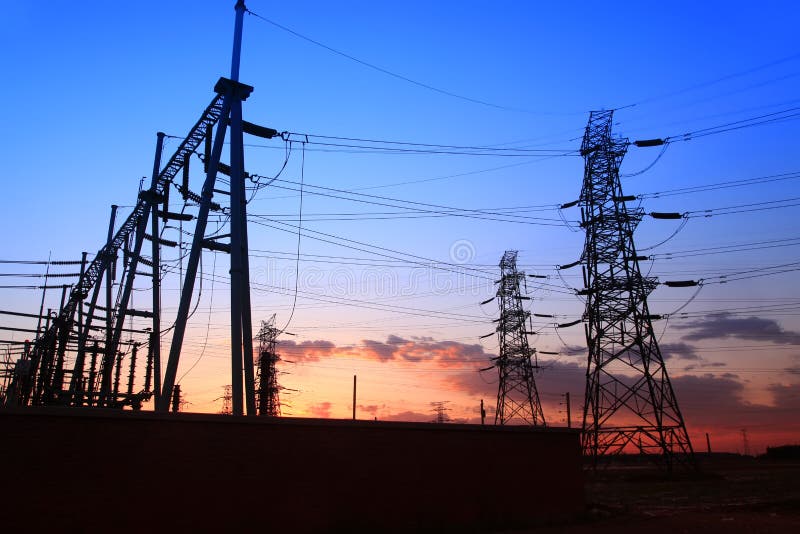 Pylon stock photo. Image of cabling, line, network, power - 174050980