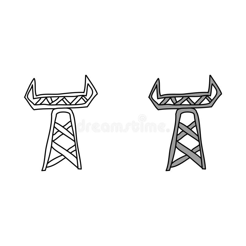 Pylon Illustrations Stock Illustrations – 164 Pylon Illustrations Stock ...